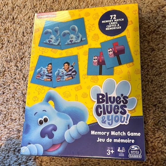 Nickelodeon | Toys | Bnwt Nickelodeon Blues Clues You Matching Memory ...